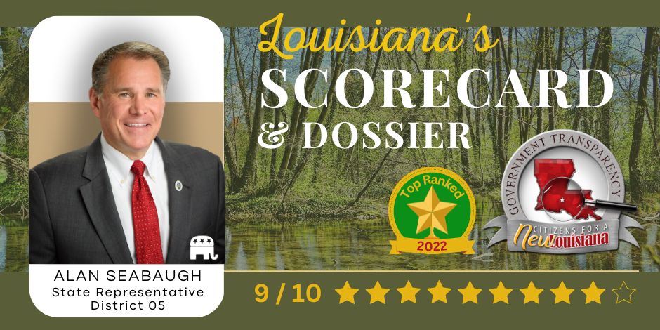 Alan Seabaugh - Legislator Score 9/10