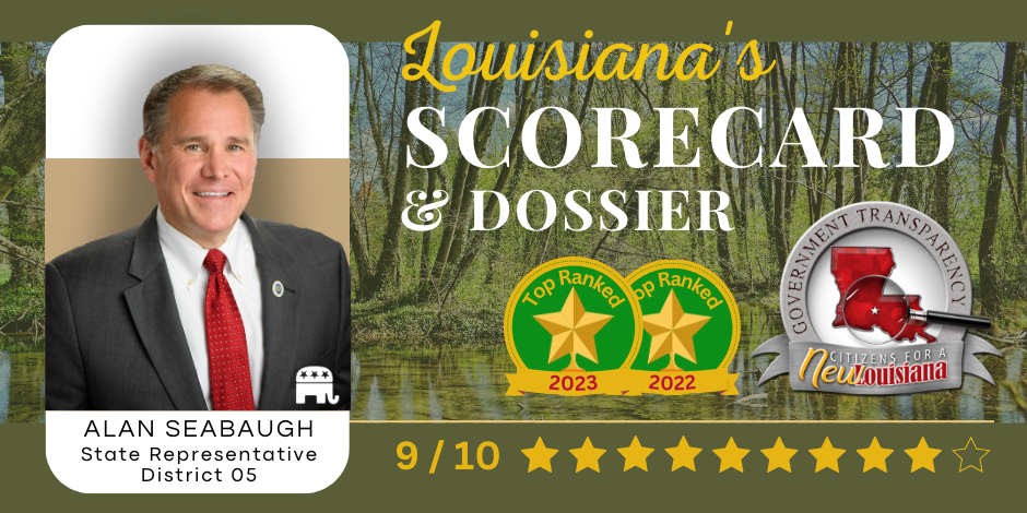 Alan Seabaugh - Senator Score 9/10