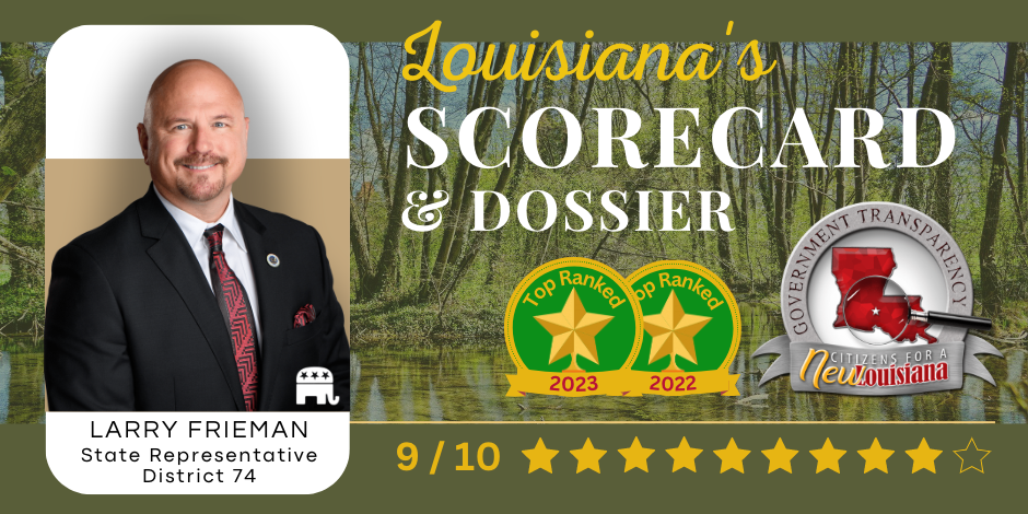 Larry Frieman - Former State Legislator Score 9/10