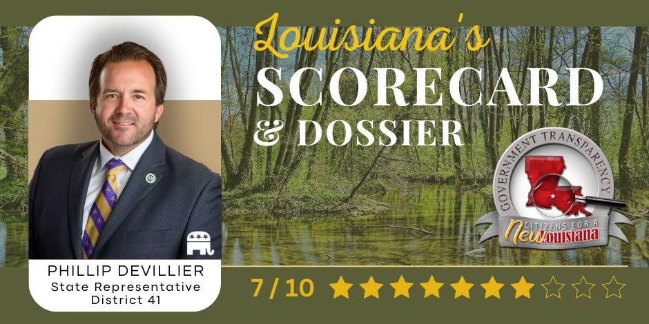Phillip DeVillier - Legislator Score 7/10