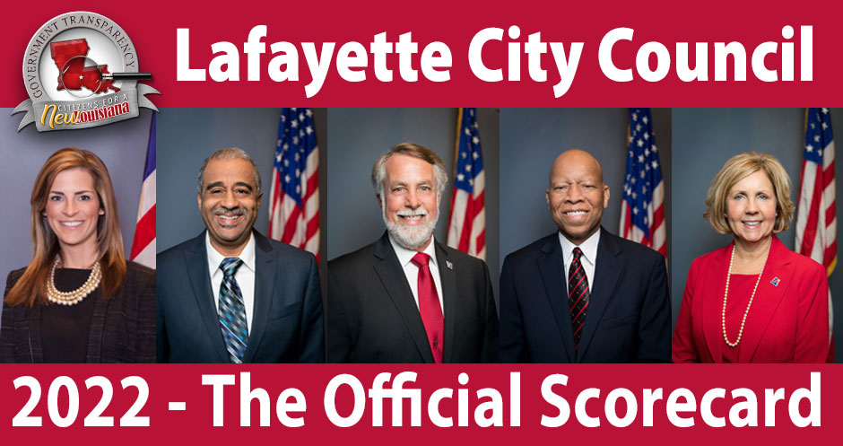 Lafayette City Council Scorecard - Citizens for a New Louisiana