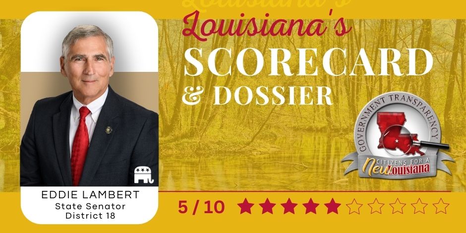 Eddie Lambert - Senator Score 5/10