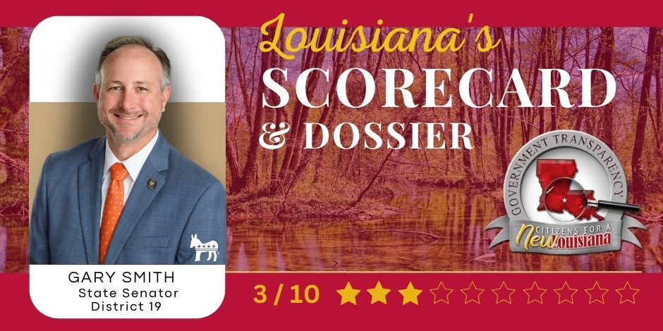 Gary Smith - Former State Senator Score 3/10