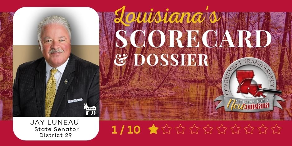 Jay Luneau - Senator Score 1/10