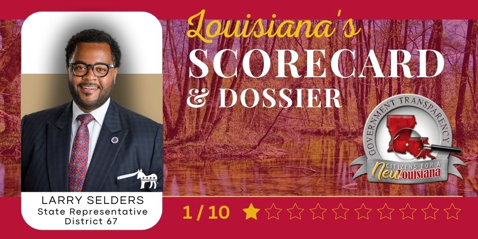 Larry Selders - Senate Score 1/10