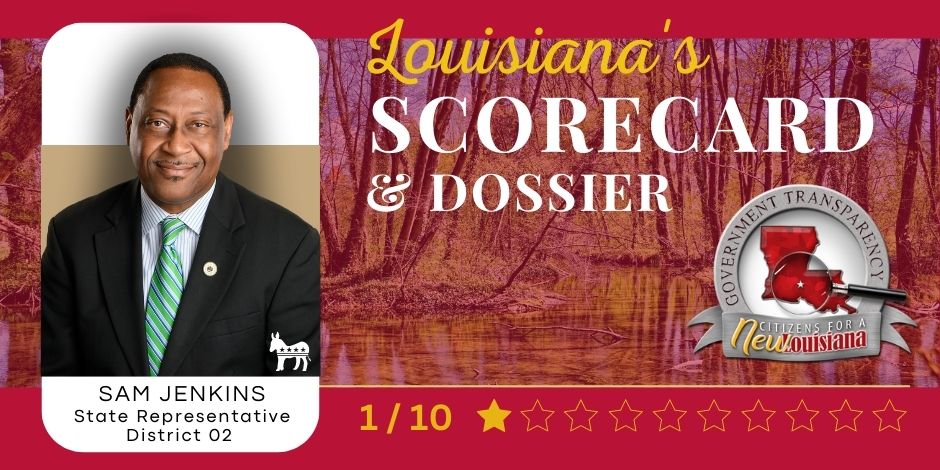 Sam Jenkins - Senator Score 1/10