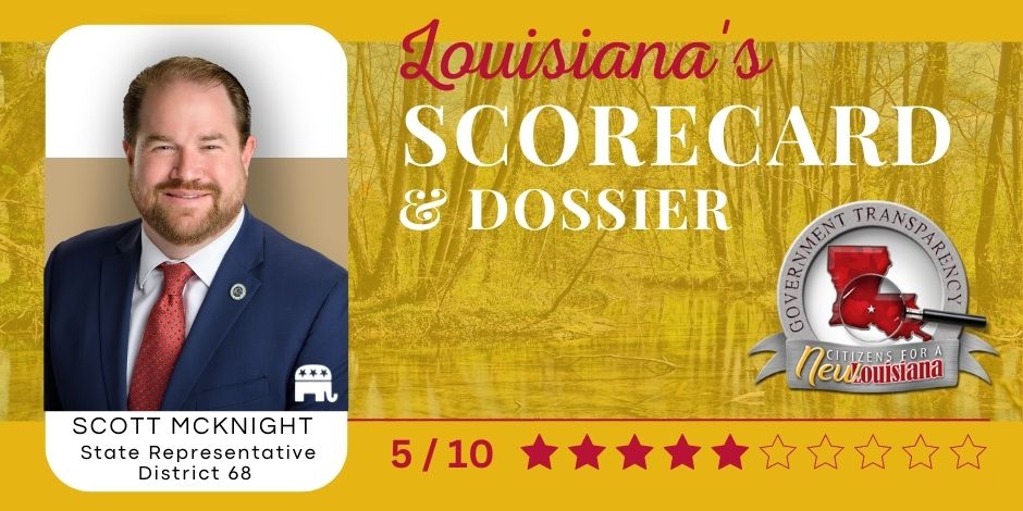 Scott McKnight - Former State Legislator Score 5/10