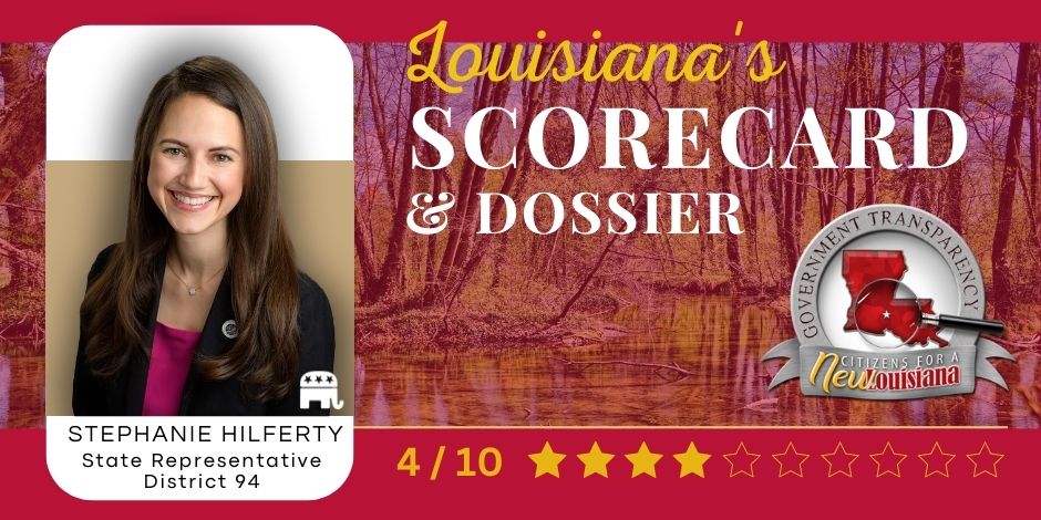 Stephanie Hilferty - Legislator Score 4/10