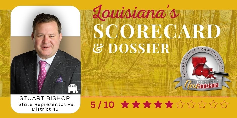 Stuart Bishop - Former State Legislator Score 5/10