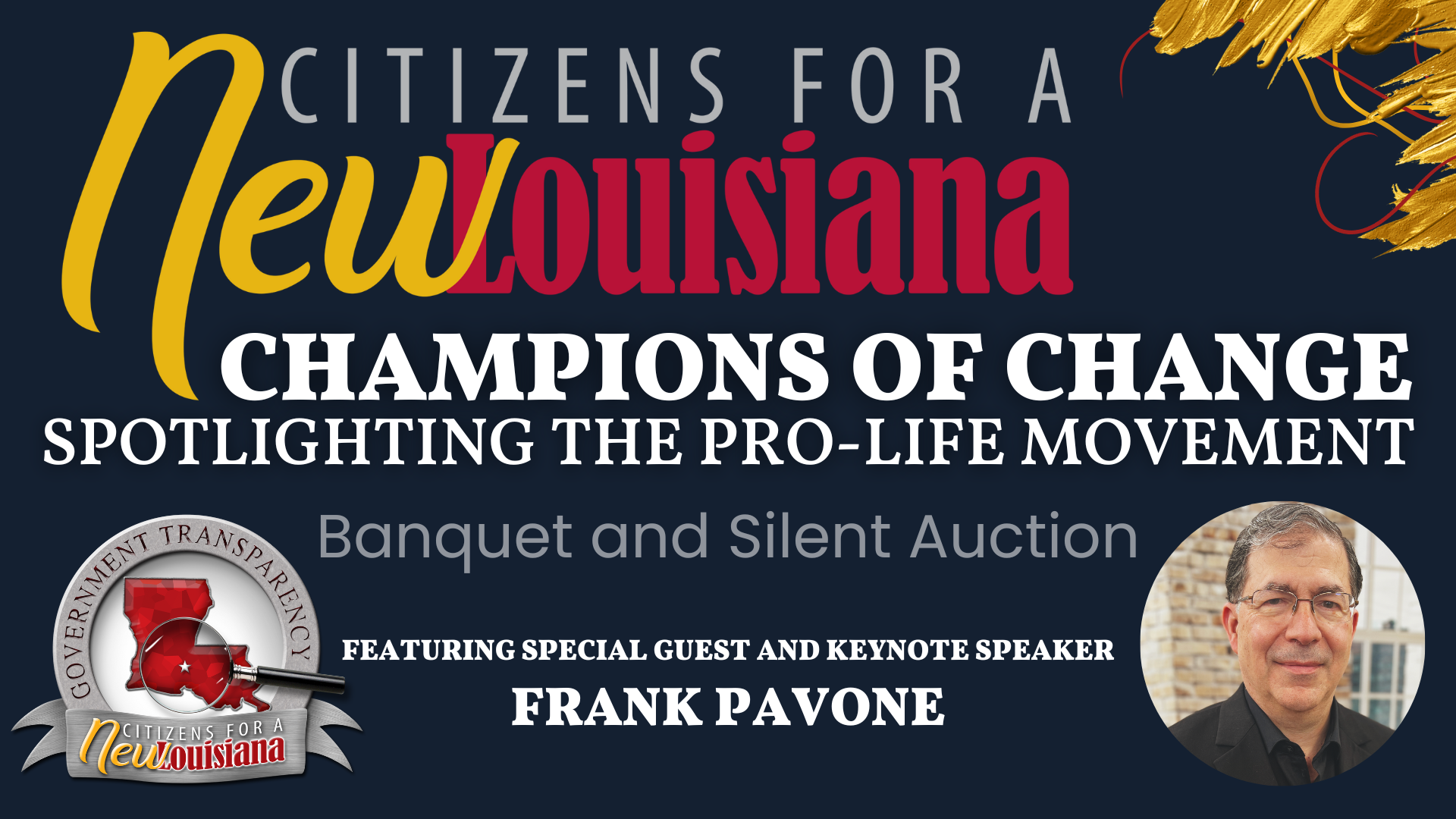 Champions of Change Banquet & Silent Auction - Citizens for a New Louisiana