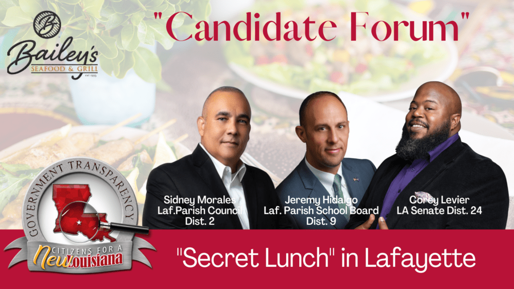Lafayette Secret Lunch with Sidney Morales, Jeremy Hidalgo, and Corey ...