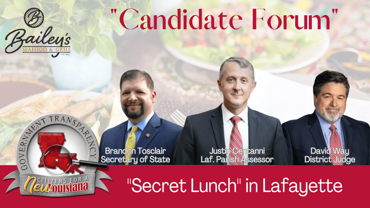 Lafayette Secret Lunch with Brandon Trosclair, Justin Centanni, and ...