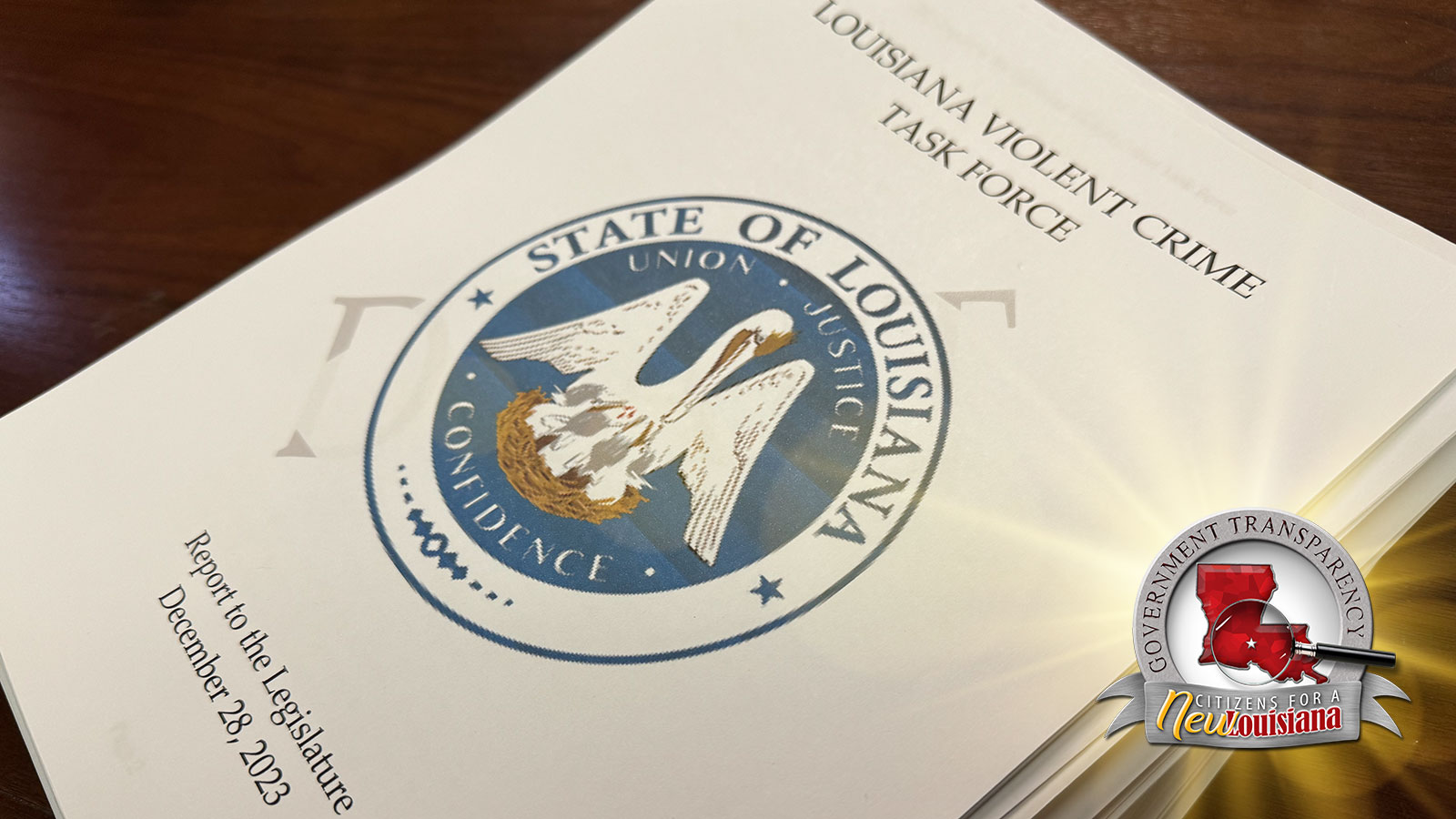Violent Crime Task Force: crime thrives in lack of transparency - Citizens for a New Louisiana